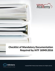 Checklist of Mandatory Documentation Required by IATF 16949:2016