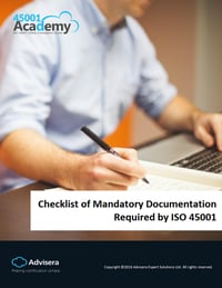 Checklist of Mandatory Documentation Required by ISO 45001